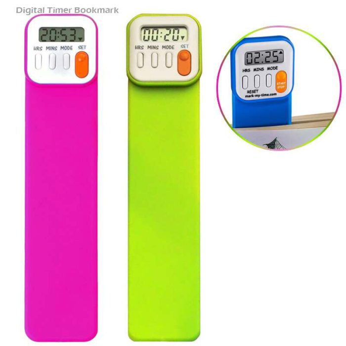 بوک مارک دیجیتال تایمر دار |خرید نشانگر کتاب چندکاره تایمر دار از ...